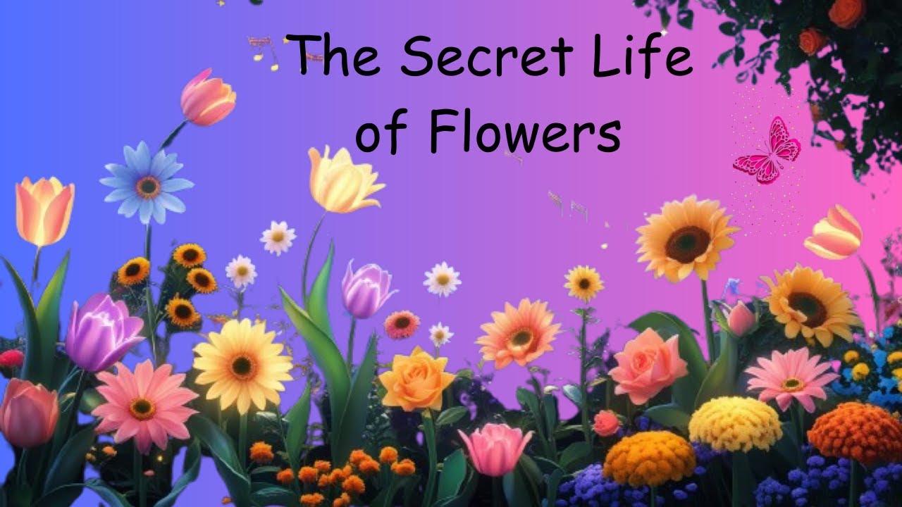 The Secret Life of Flowers/ kids poem - YouTube