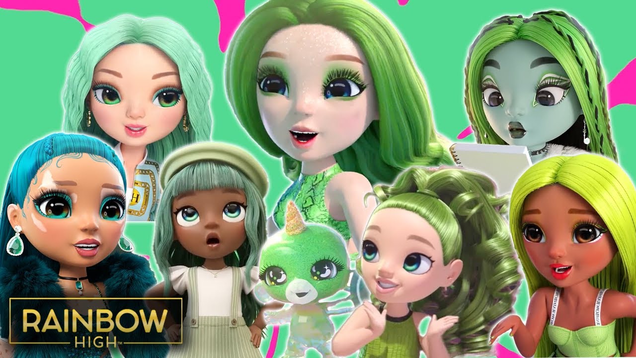 We Are Seeing Green! 💚 | Rainbow High - YouTube