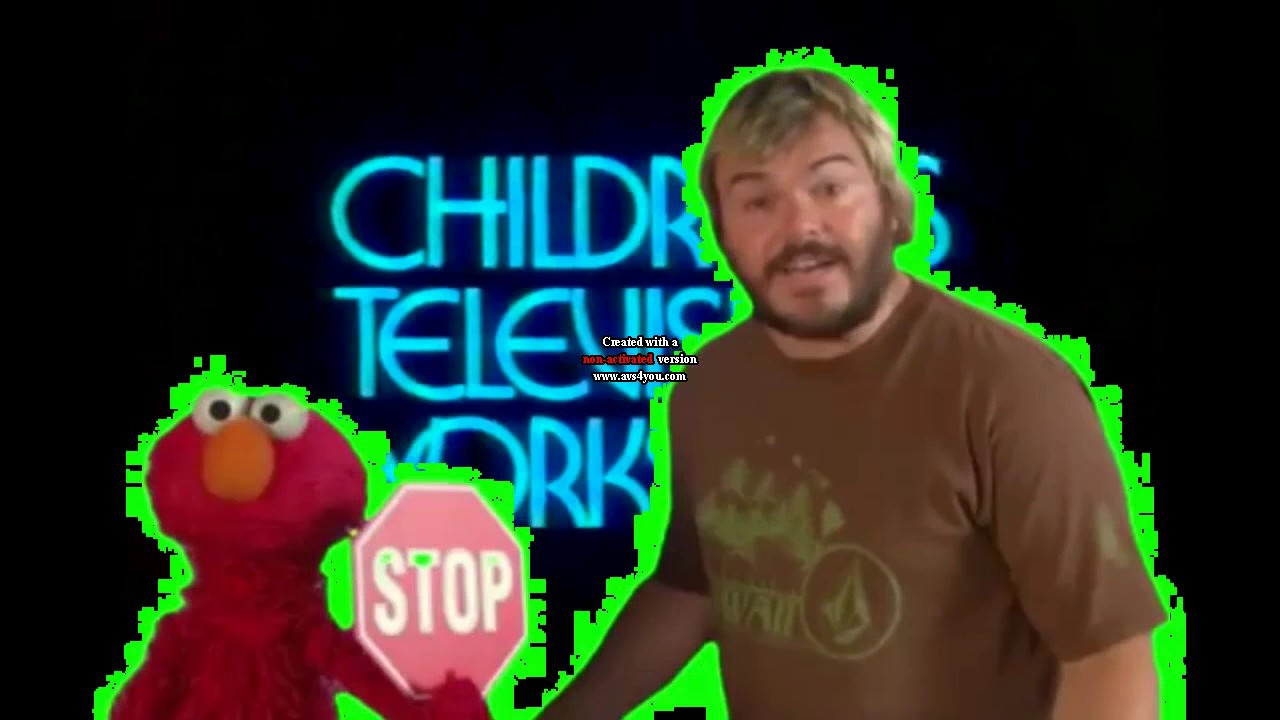 Sesame Street Jack Black Defines Octagon In A CTW Logo - YouTube