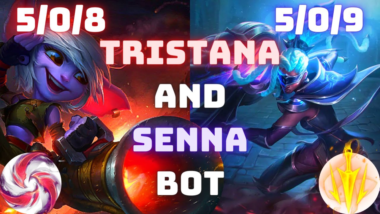 Talozar - Perfect KDA Duo Bot Lane Tristana And Senna - League of ...