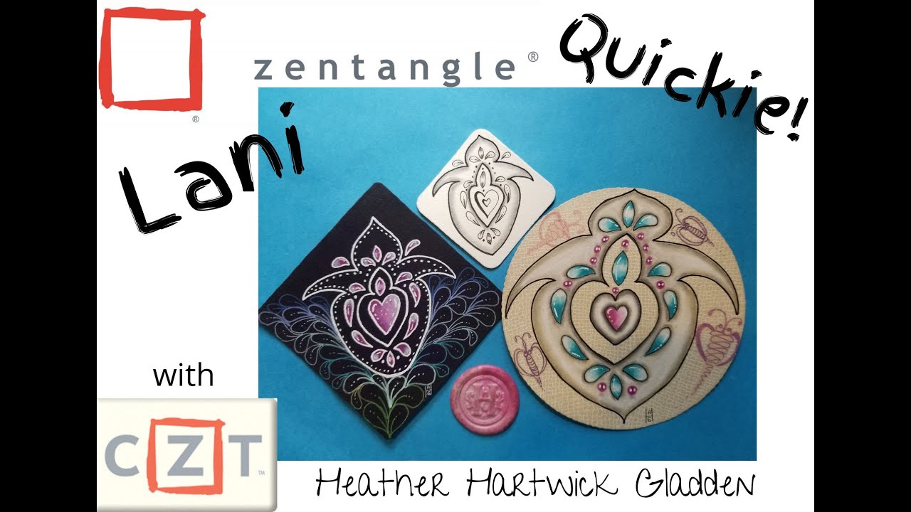 Lani | Zentangle® Quickie - YouTube