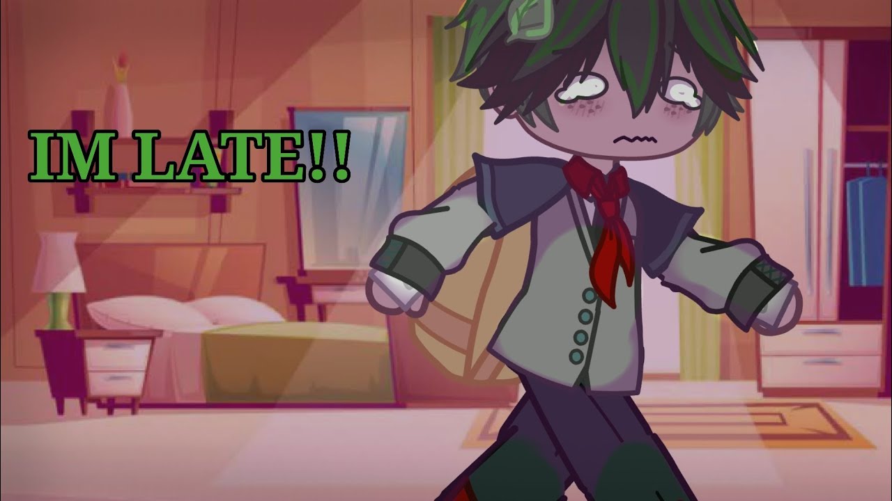 Deku arrives late to class for the first time.. || tysm for all the ...