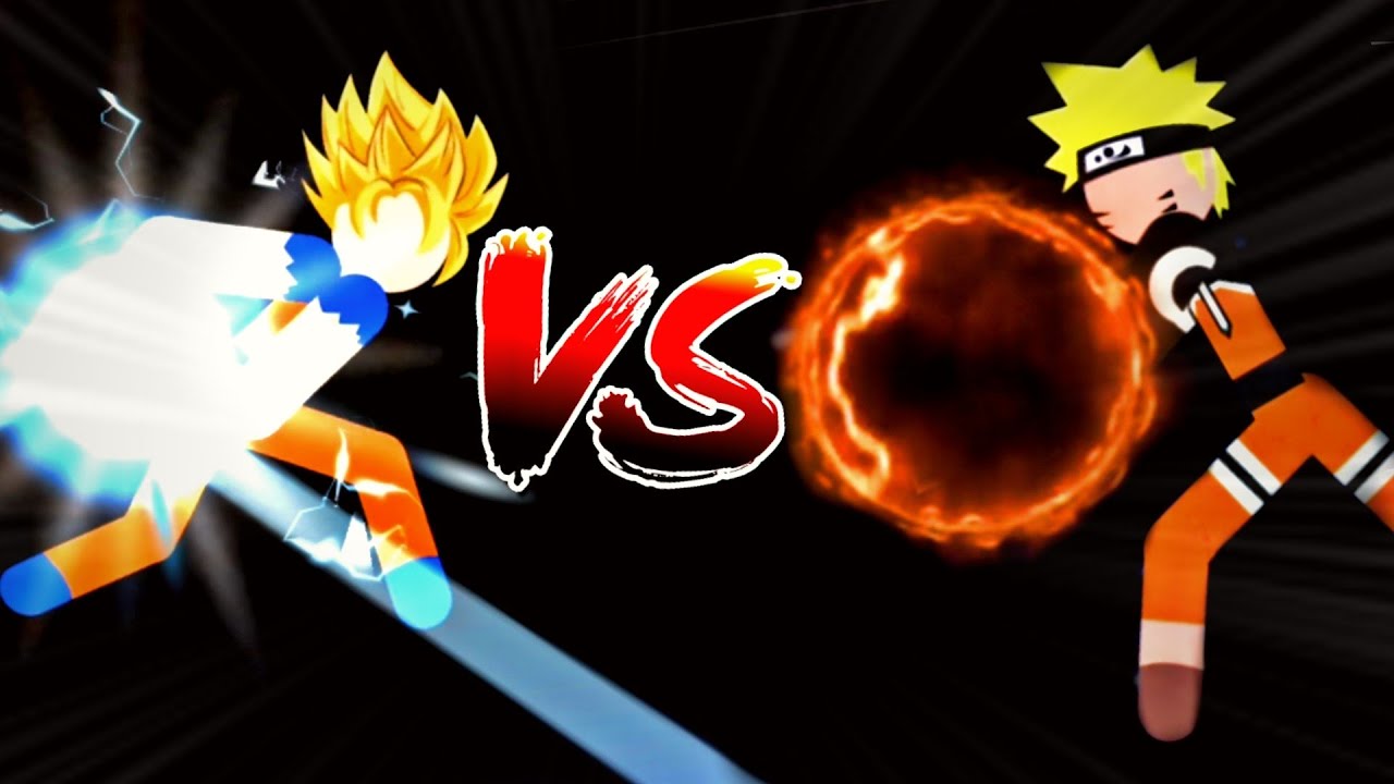 Goku Vs Naruto | Stickman Warriors Gameplay | Super SNJ - YouTube