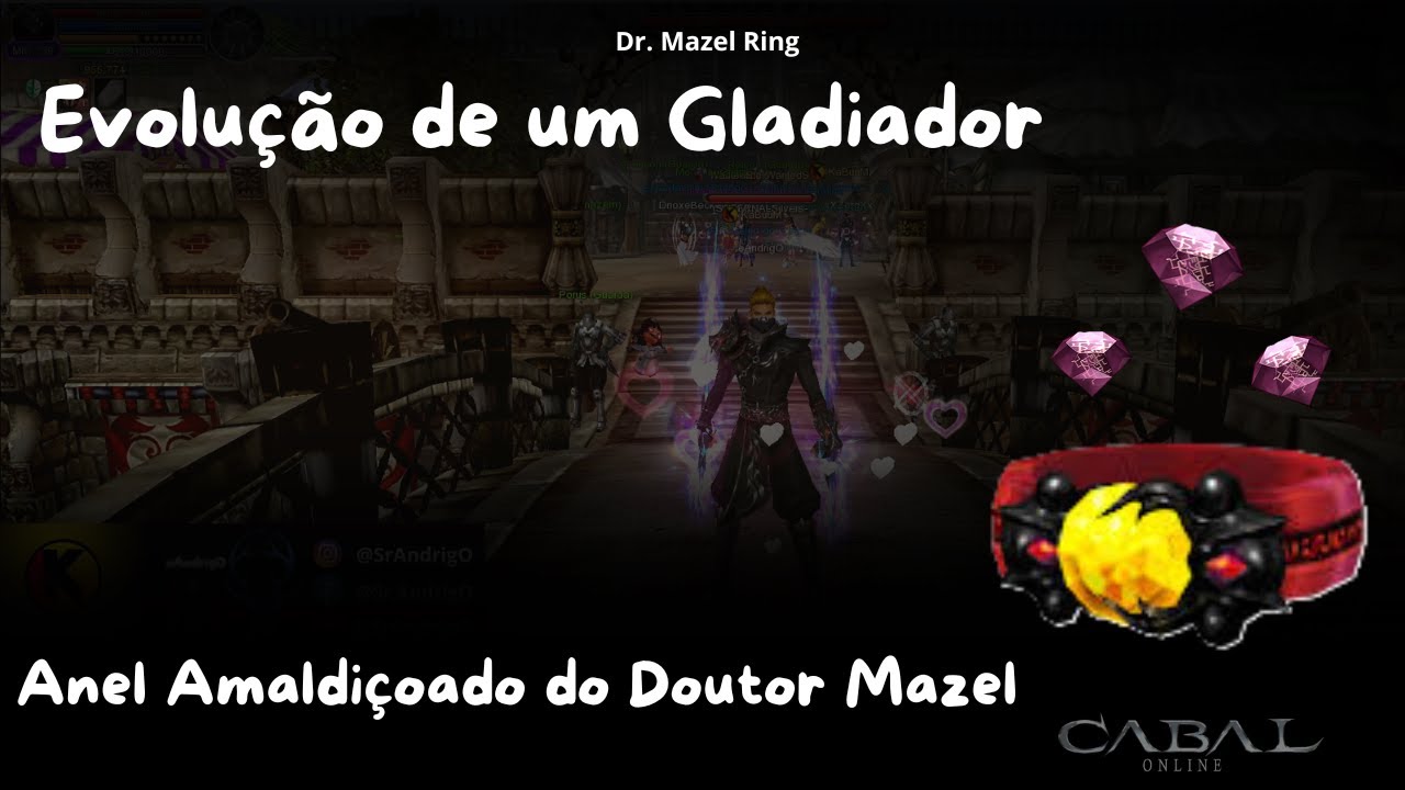 Cabal Online - Evolução de um Gladiador - pt.1 - ( Anel do Dr.Mazel ...