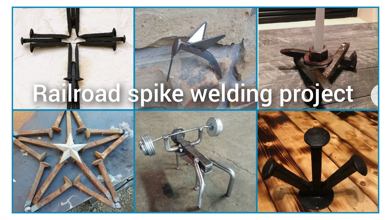 Upcycling Railroad Spikes Through Welding .#railroads - YouTube