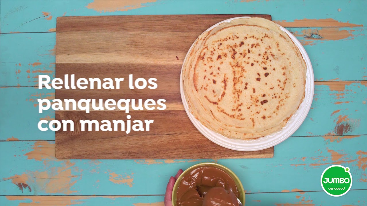 ¿Cómo preparar Panqueques con manjar? - YouTube