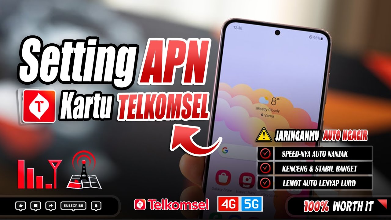 SETTING APN TELKOMSEL TERCEPAT DAN PALING STABIL || 4G & 5G BIKIN ...