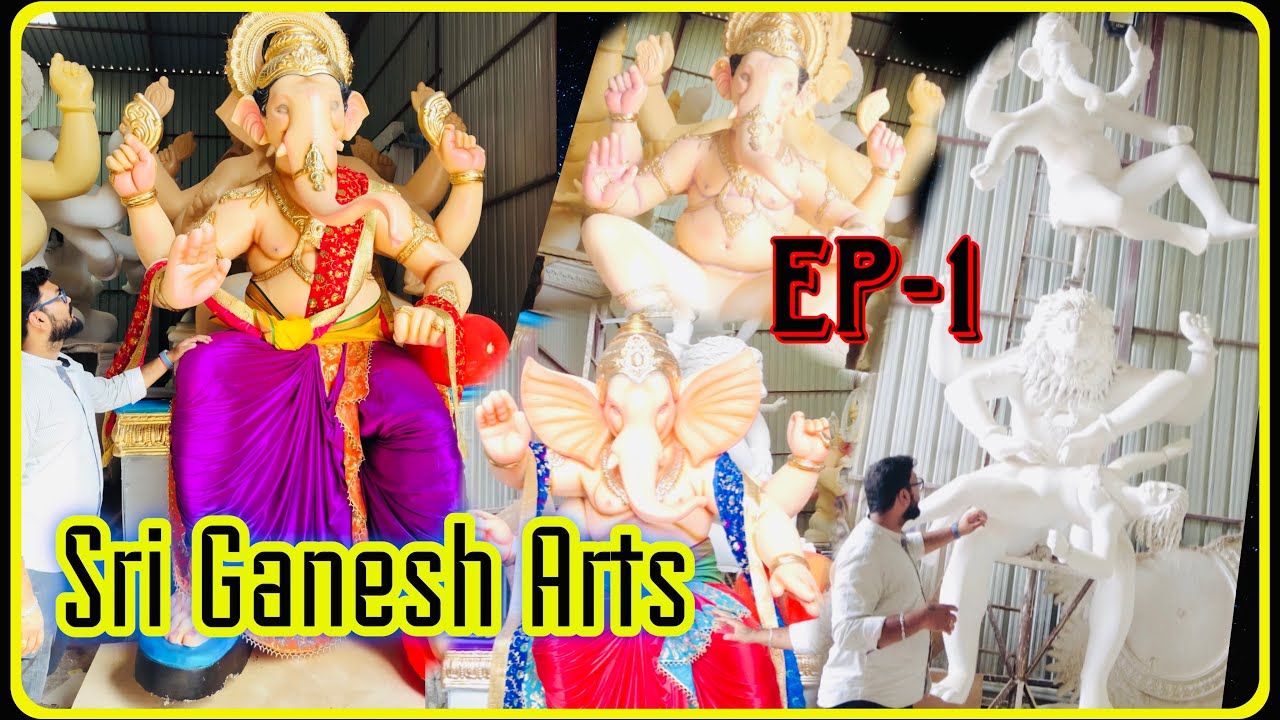 Sri Ganesh Arts | #2025 Latest Ganesh Idols Making | Unique Mumbai ...