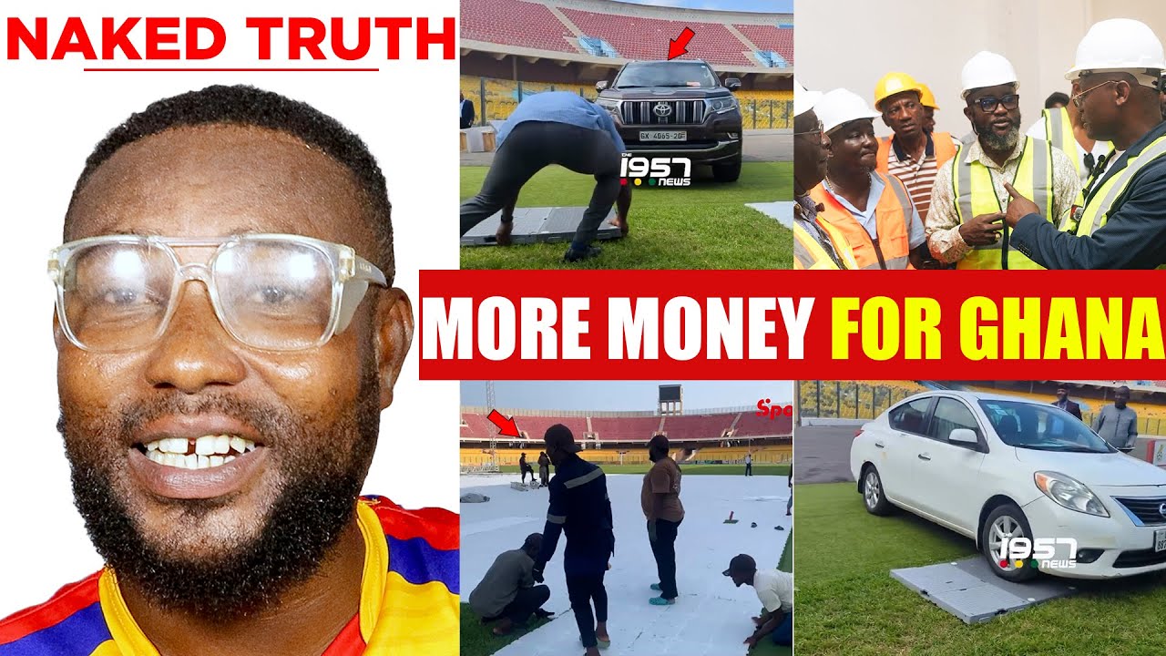 👏Aburokyire aba Ghana: Modern pitch covers for Accra Sports Stadium to ...