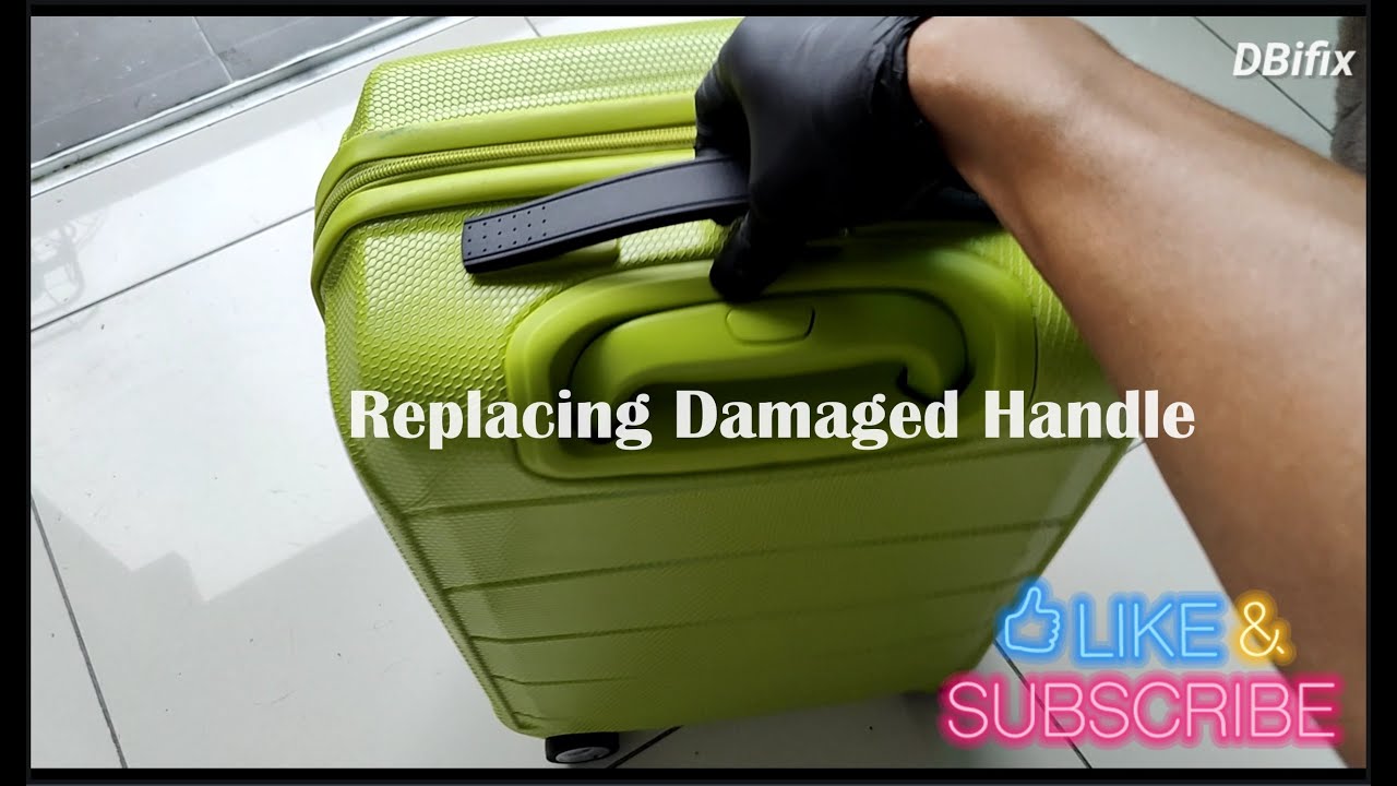 Scrap-n-Repair: Luggage Bag Handle Replacement - YouTube