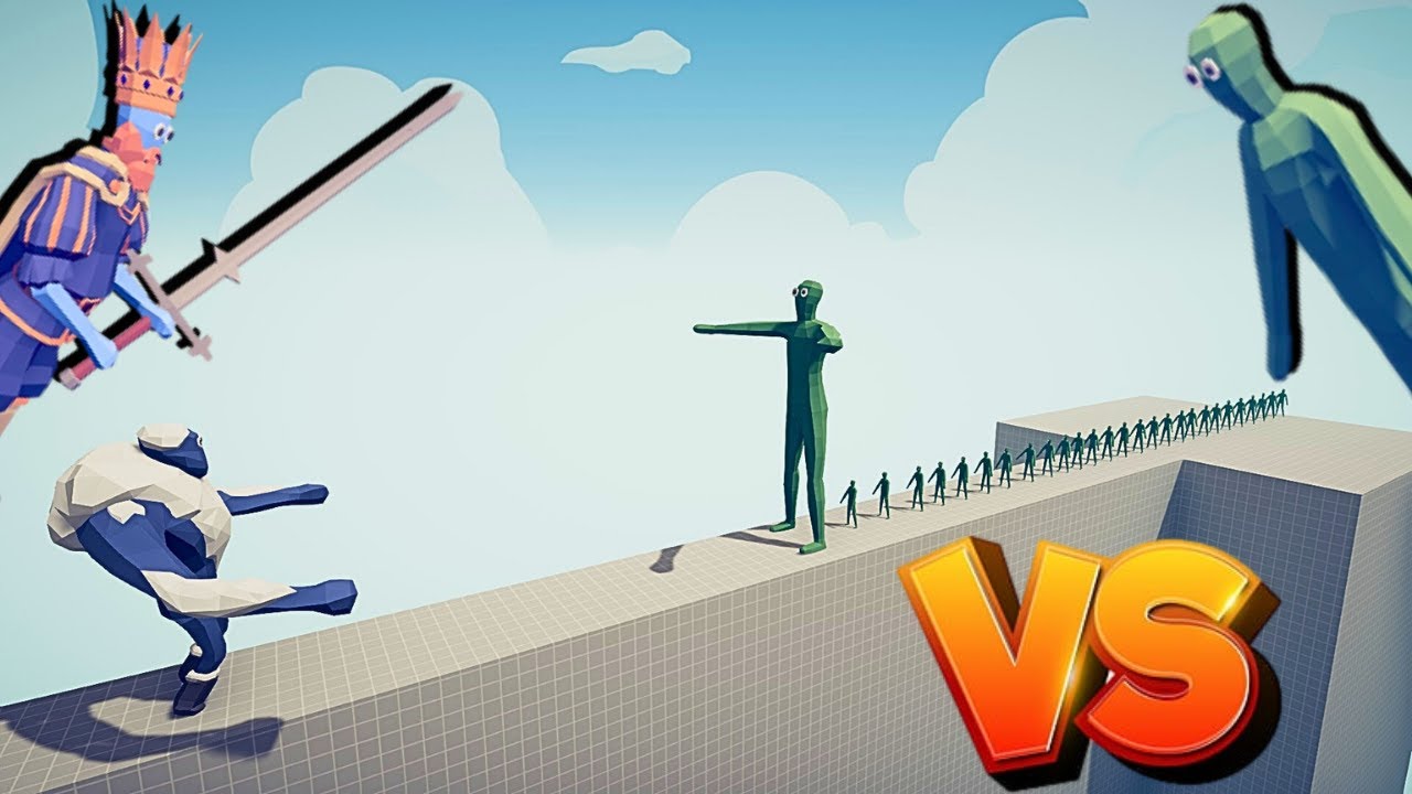 PLATFORM ZOMBIES vs TABS CHARACTERS - Totally Accurate Battle Simulator ...