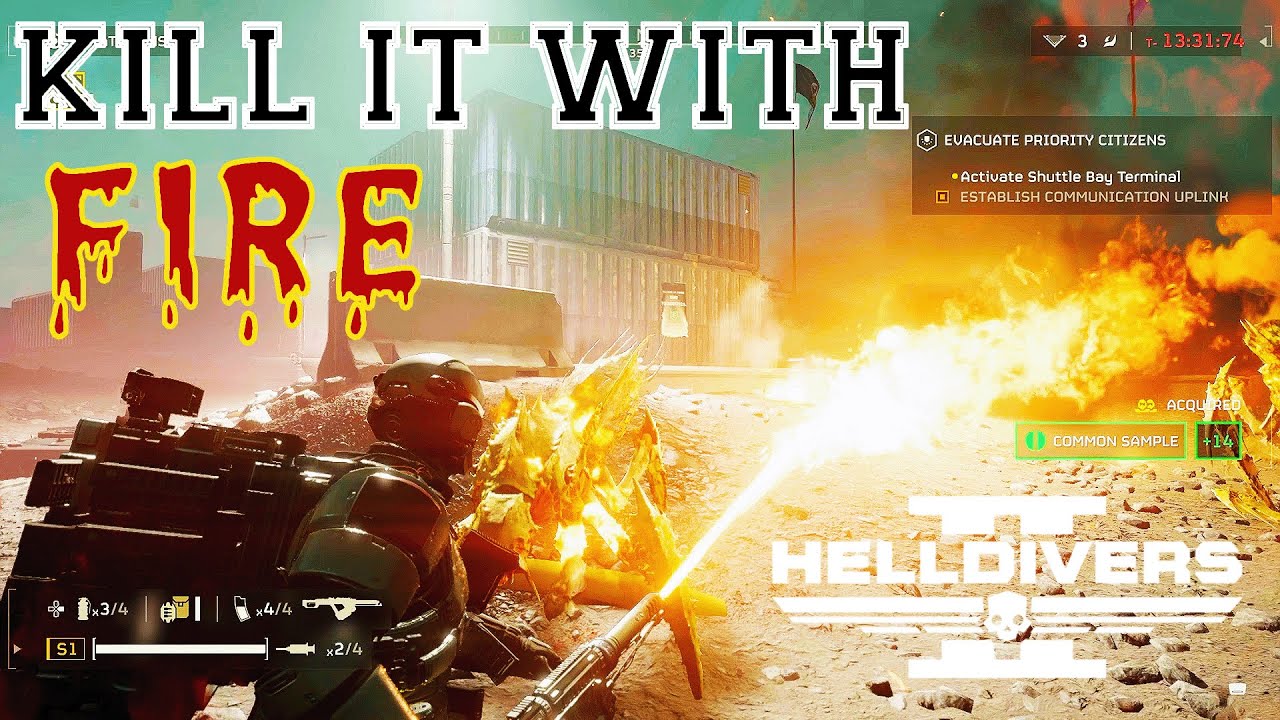 KILL IT WITH FIRE! - Kill 100 Enemies Fire Damage Same Mission ...