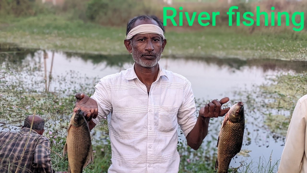 How to catch rahu fish in river||single hook and flout||new fishing ...