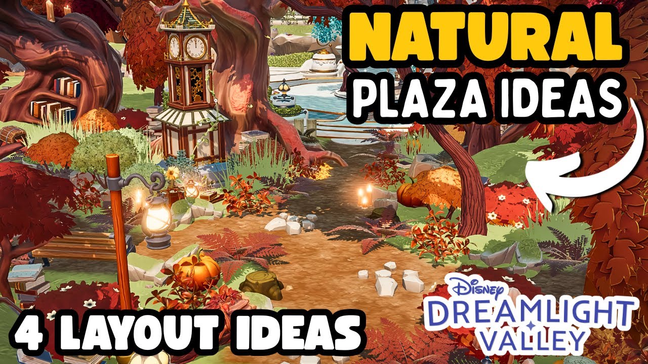 4 EASY NATURAL Plaza Ideas//Layout inspo & Multiple themes//Disney ...