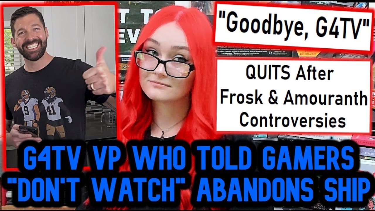 G4TV Vice President QUITS After Defending Frosk's Unhinged Rant ...