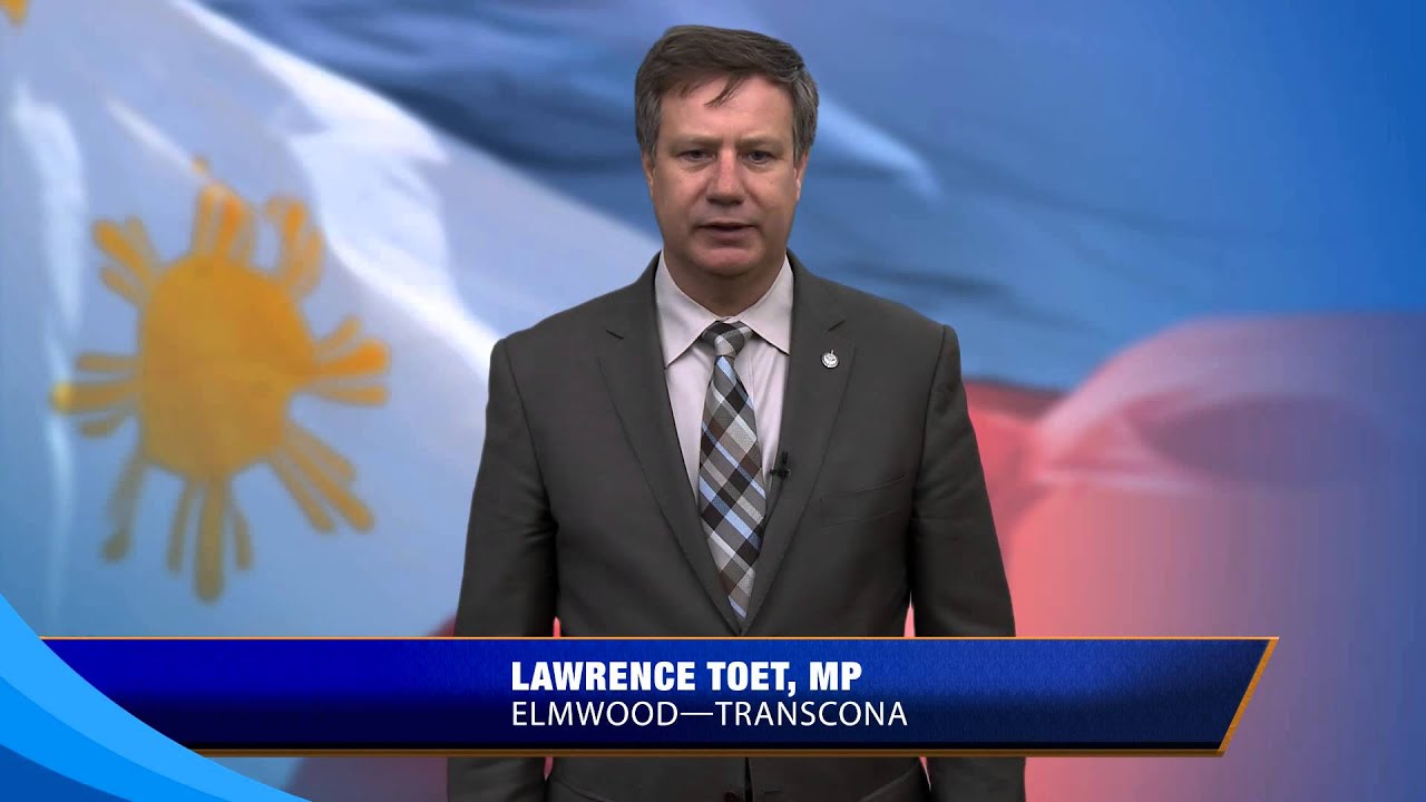 Lawrence Toet MP (Elmwood-Transcona) - Filipino Independence Day 2014 ...