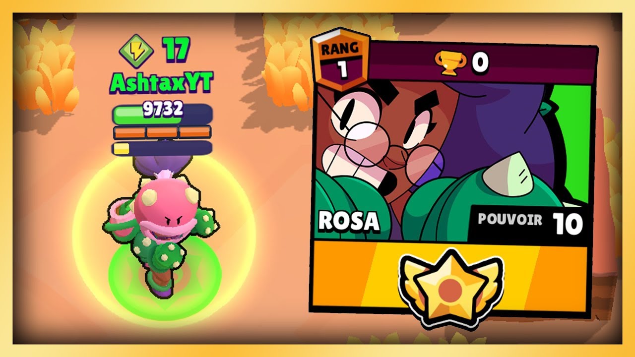 RUSH AVEC ROSA LE NOUVEAU BRAWLER !! - Brawl Stars - YouTube