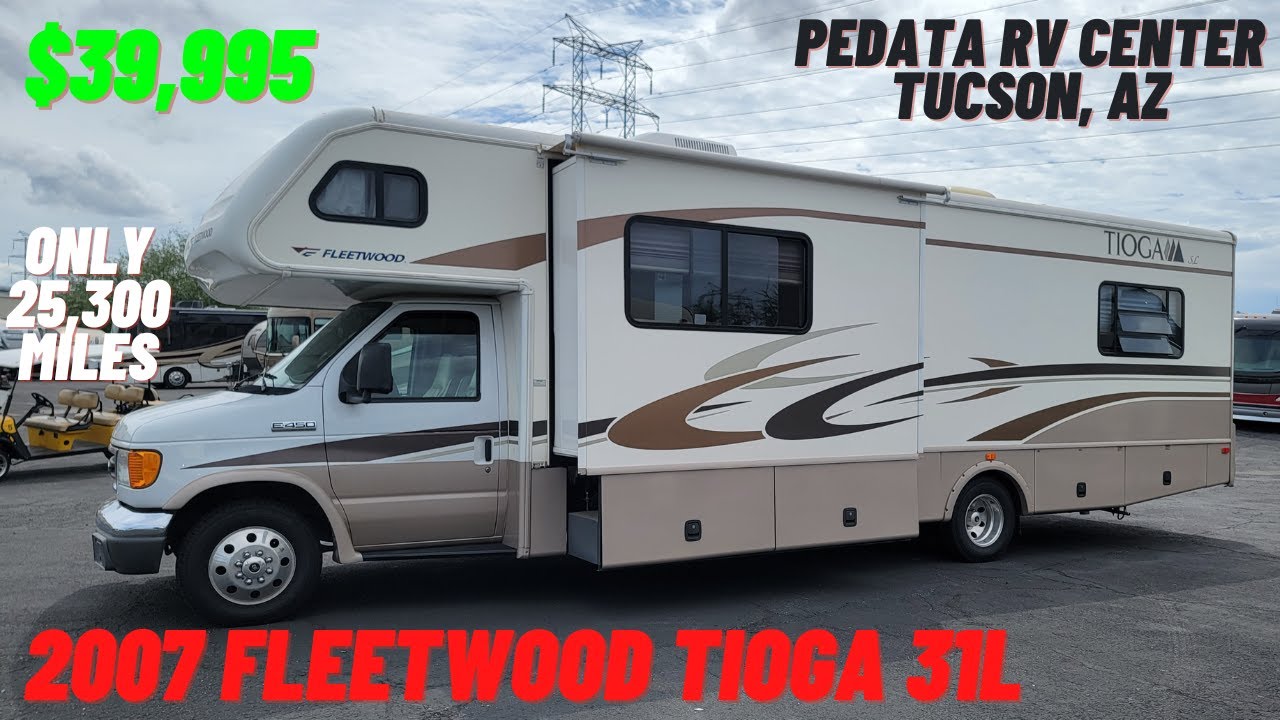 Super Clean 2007 Fleetwood Tioga 31L Video Walkthrough | 25,300 Miles ...