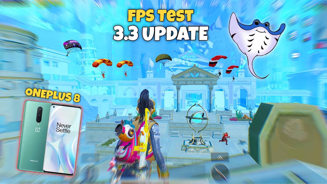 OnePlus 8 PUBG Test with FPS Meter 😍 / 2 Finger + Gryo 🔥 / OnePlus 8 ...