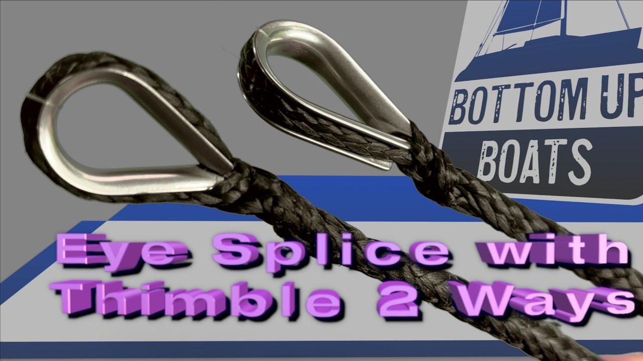 Master the Dyneema Eye Splice with a Thimble - YouTube