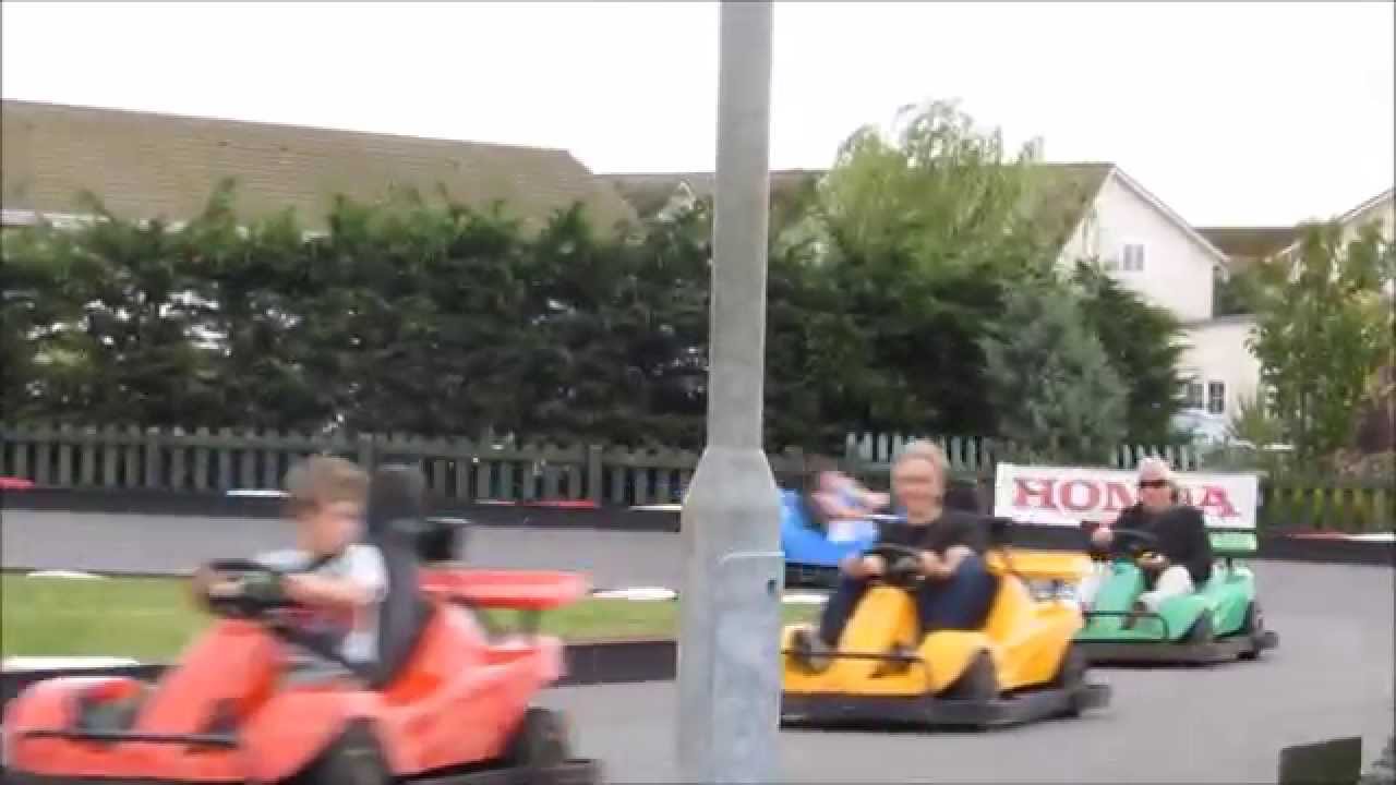 Go karting at Butlin's Skegness - YouTube