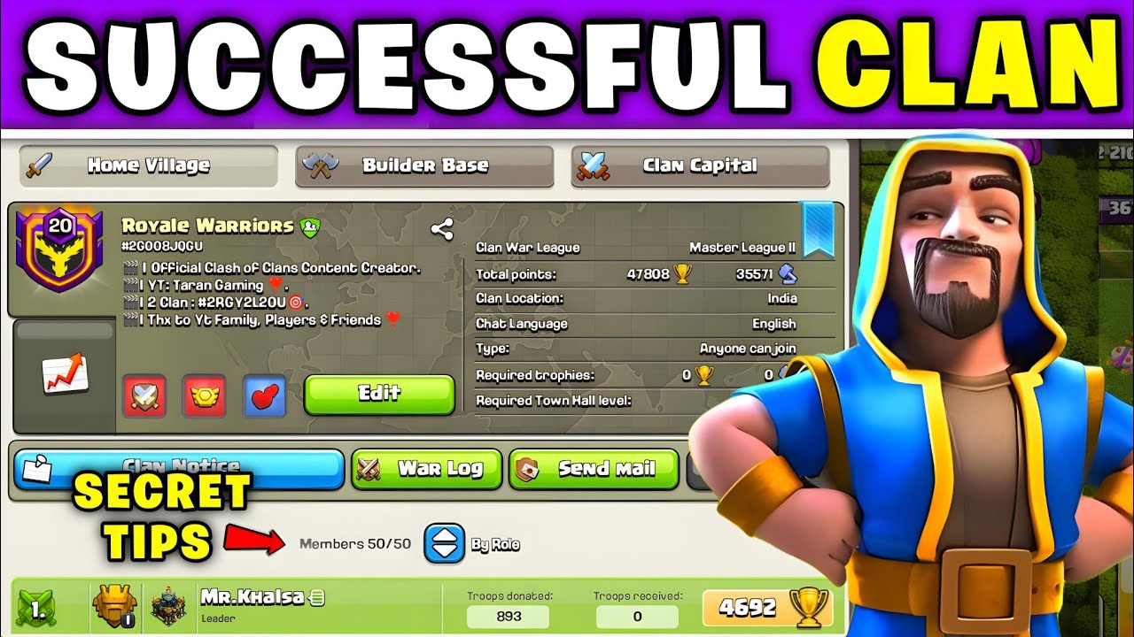 How to Make a Successful Clan in Clash of Clans - Secret Tips 🤩 ...