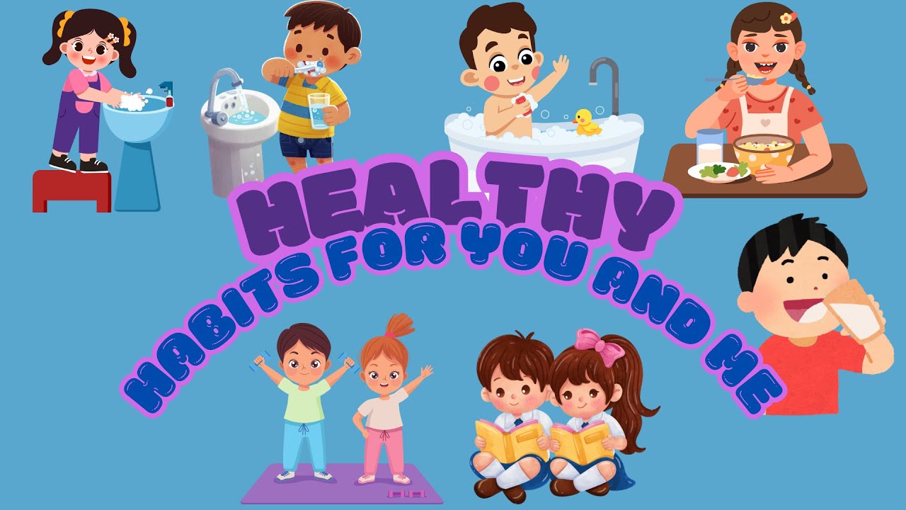 Healthy Habits , fun song to teach preschool kids about health,Little ...