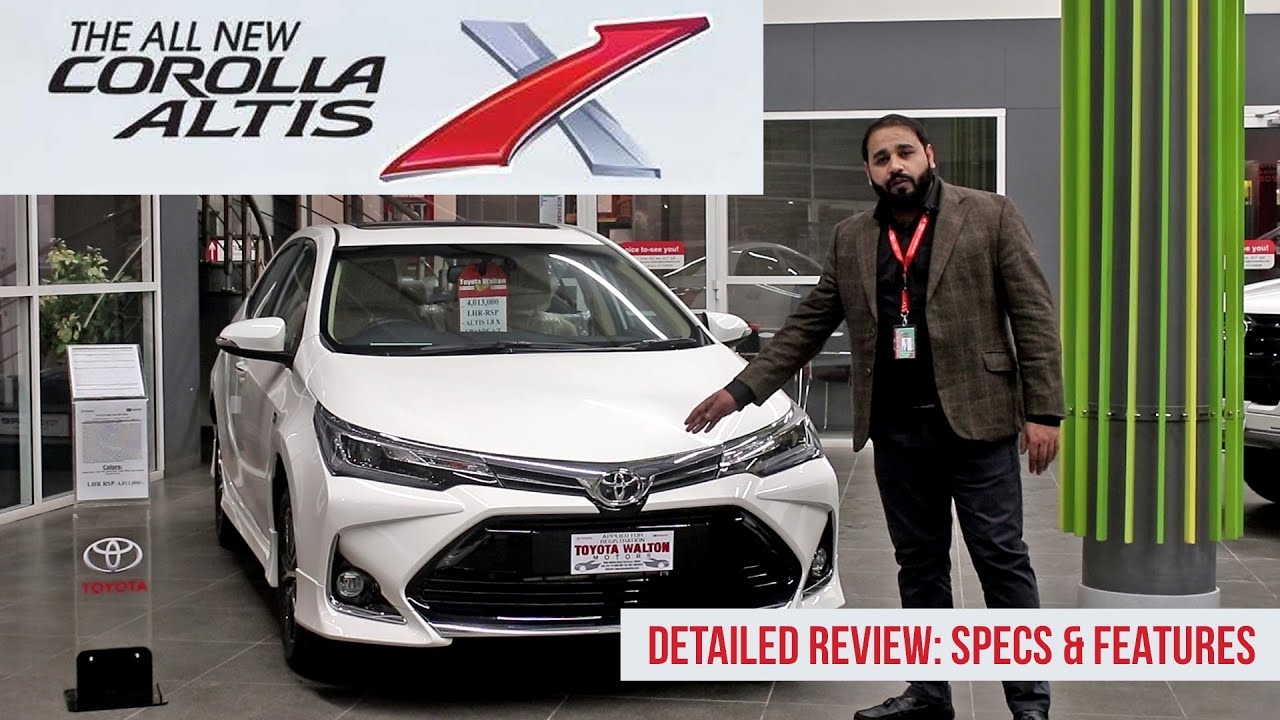 Introducing The All New Corolla Altis X Detailed Review: Specs ...