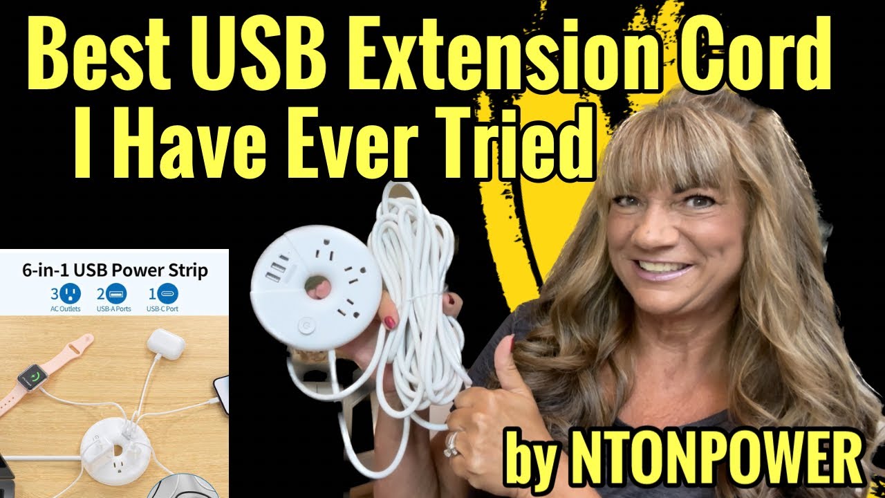 USB 25 Feet Extension Cord 🤩 Review | Sold on Amazon by NTONPOWER - YouTube
