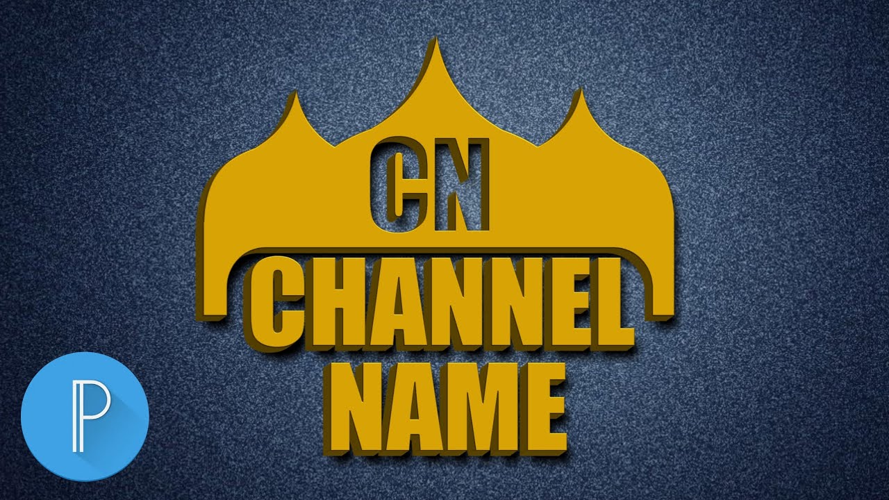 Islamic Channel logo design on Android mobile | Pixellab tutorial#4 ...