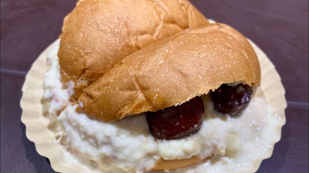 Malai Gulab Jamun Bun at Hassan Diary ,Tolichowki || Hyderabad Street ...