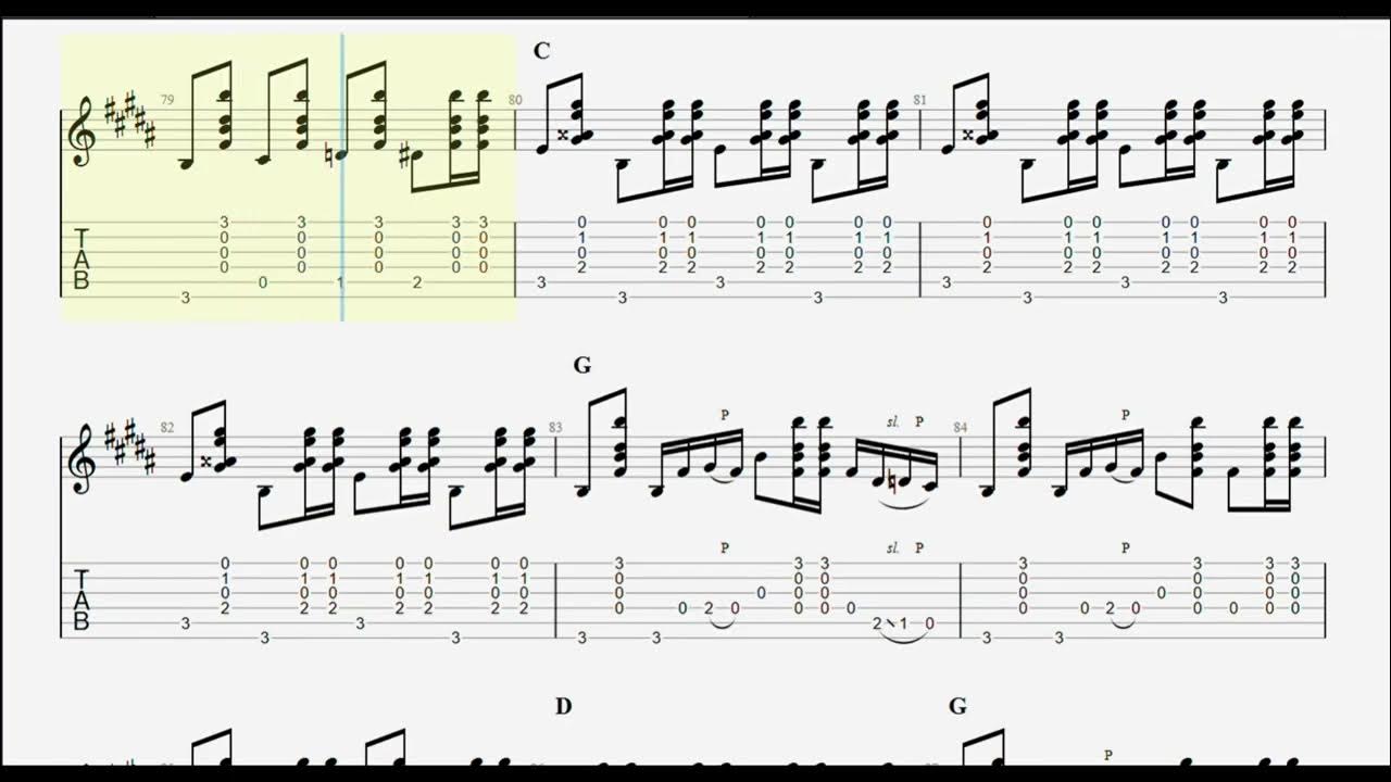 Billy Strings - Slow Train guitar tab - YouTube