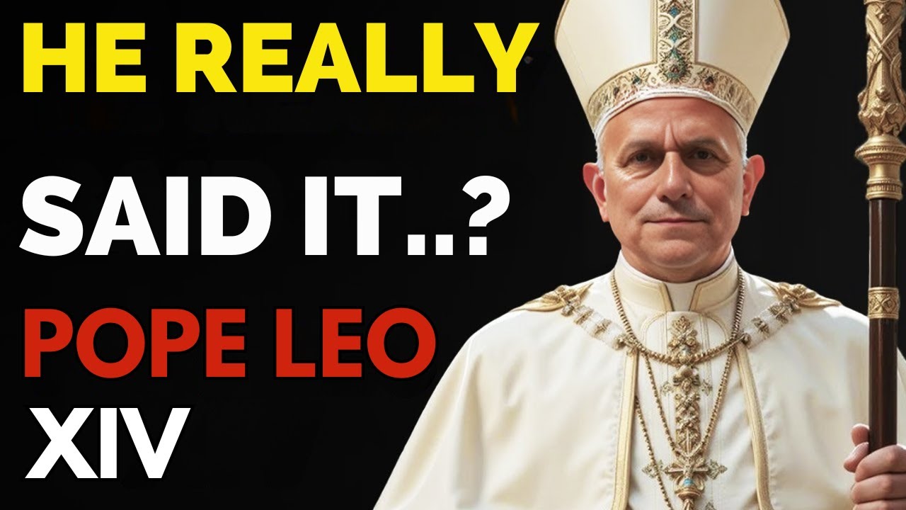 Pope Leo XIV Just Said the Unthinkable — People Are Furious! - YouTube