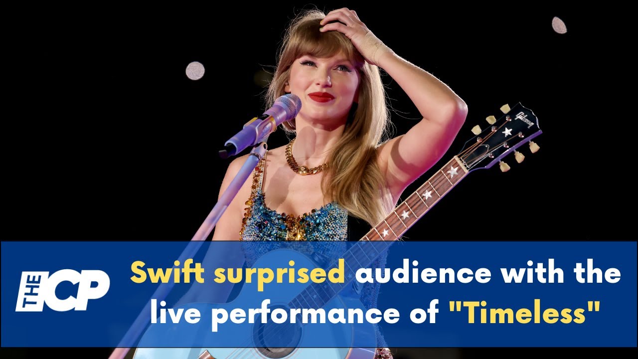 Taylor Swift surprised her audience with live performance of Timeless ...