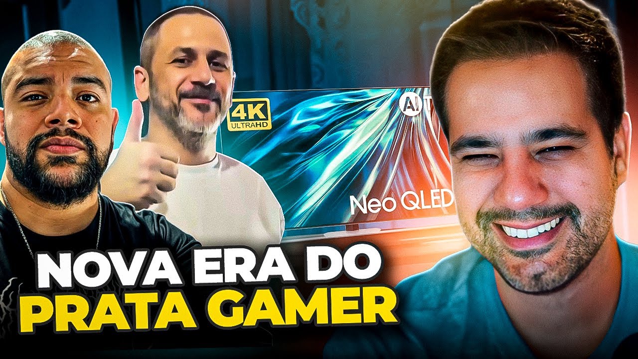 PRATA GAMES ABRINDO e TESTANDO a TV NOVA com LUANGAMEPLAY - YouTube