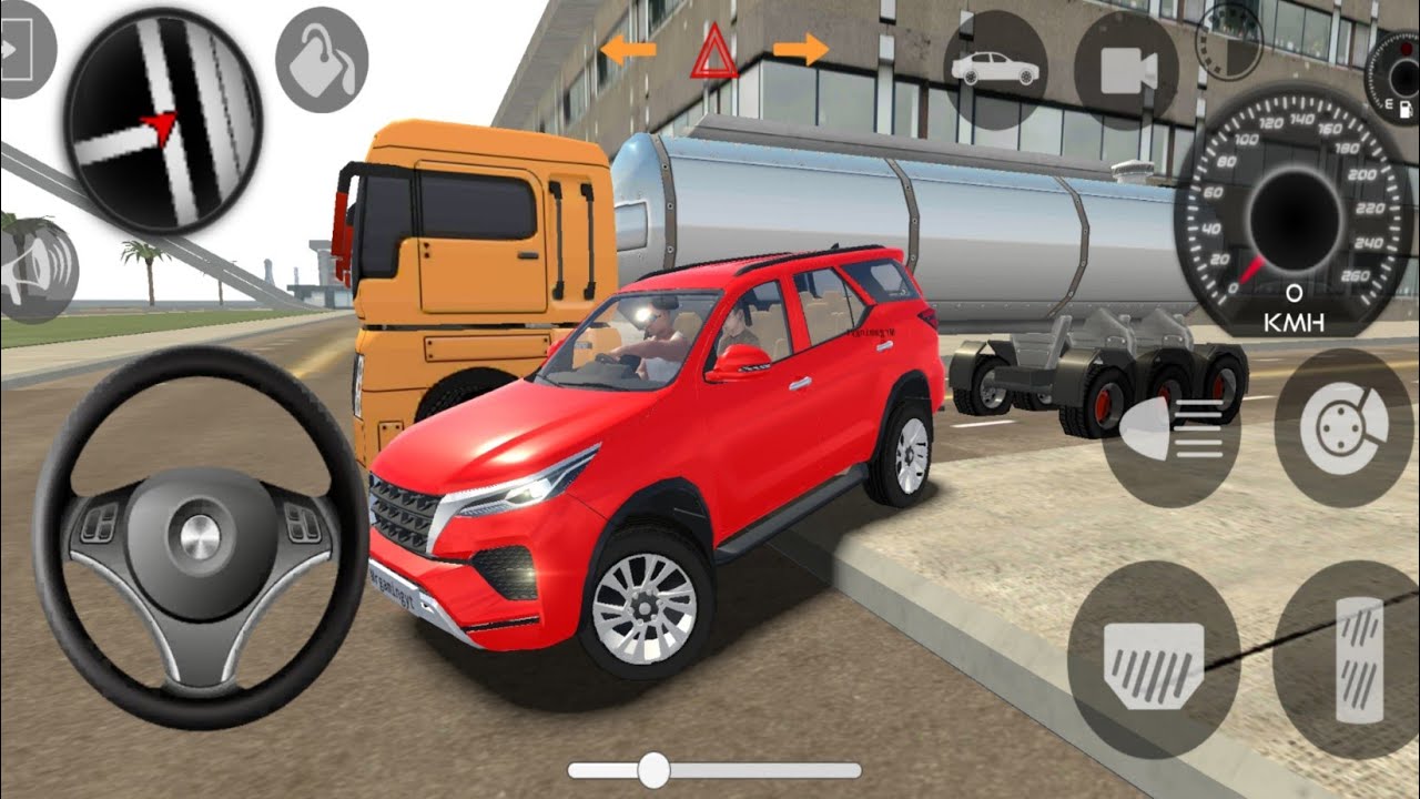 OSSAM TOYOTA FORTUNER LEGENDER 4X4 CAR | GADI WALA GAME | INDIAN CARS ...
