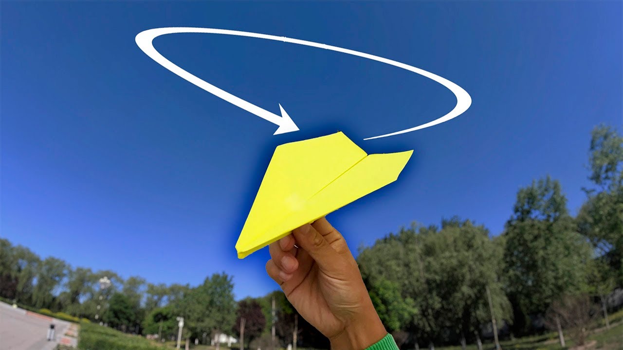 How to Fold a Super Boomerang Paper Airplane Armour Wing！【Paper Feijun ...