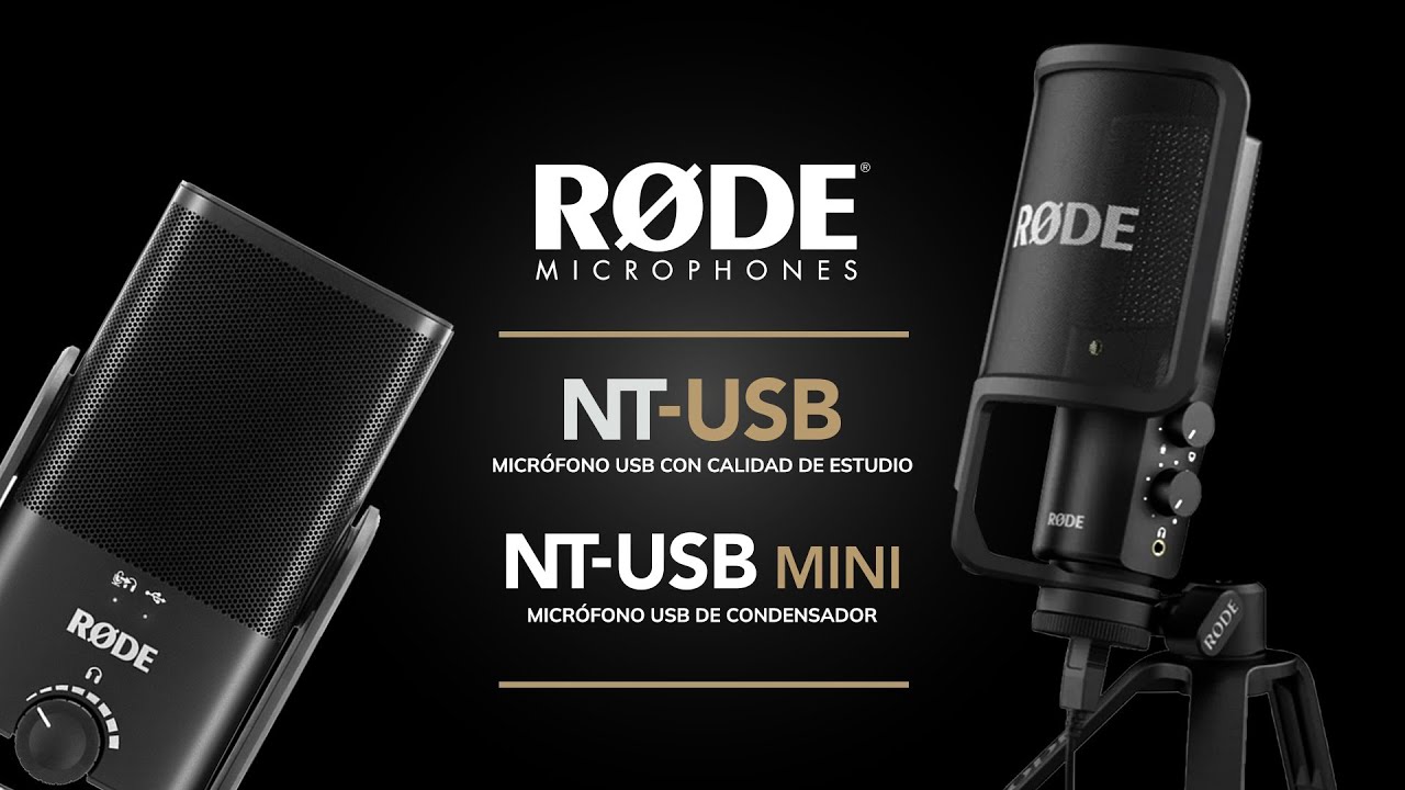 Micrófono NT-USB y NT-USB Mini de Rode - YouTube