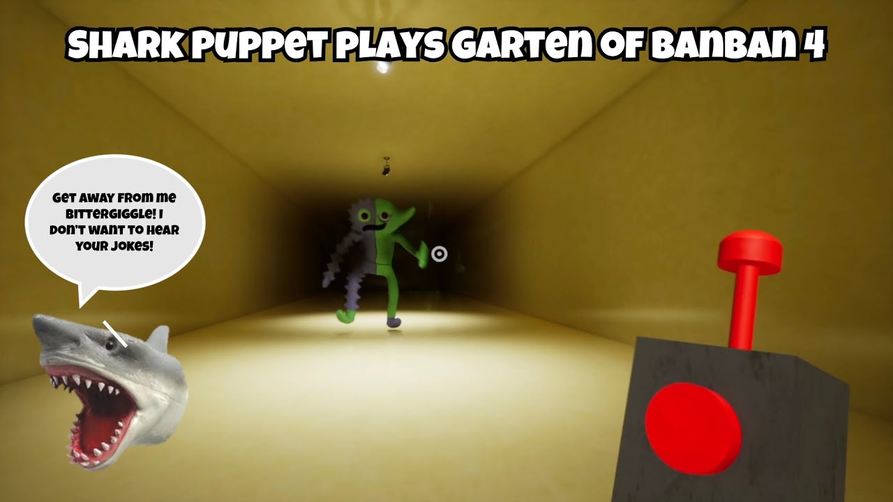 SB Movie: Shark Puppet plays Garten of Banban 4! - YouTube