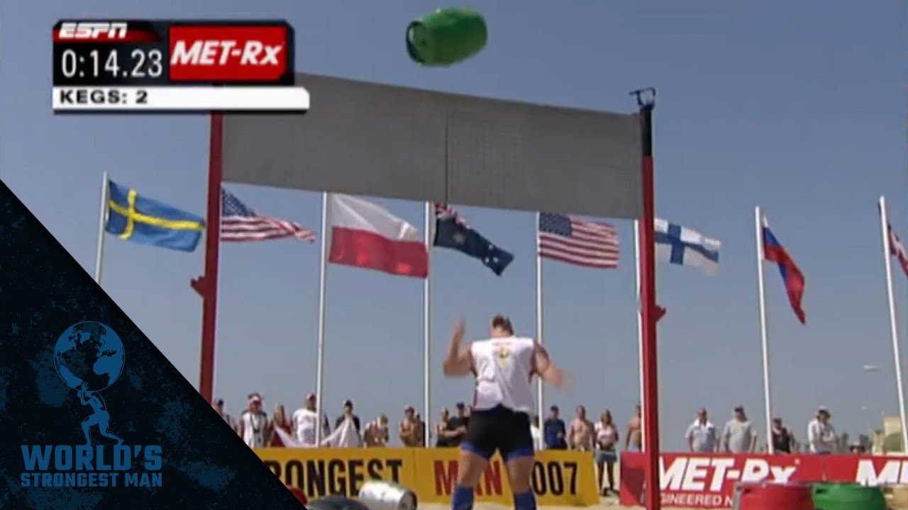2007 World’s Strongest Man | Keg Toss Part 2 - YouTube