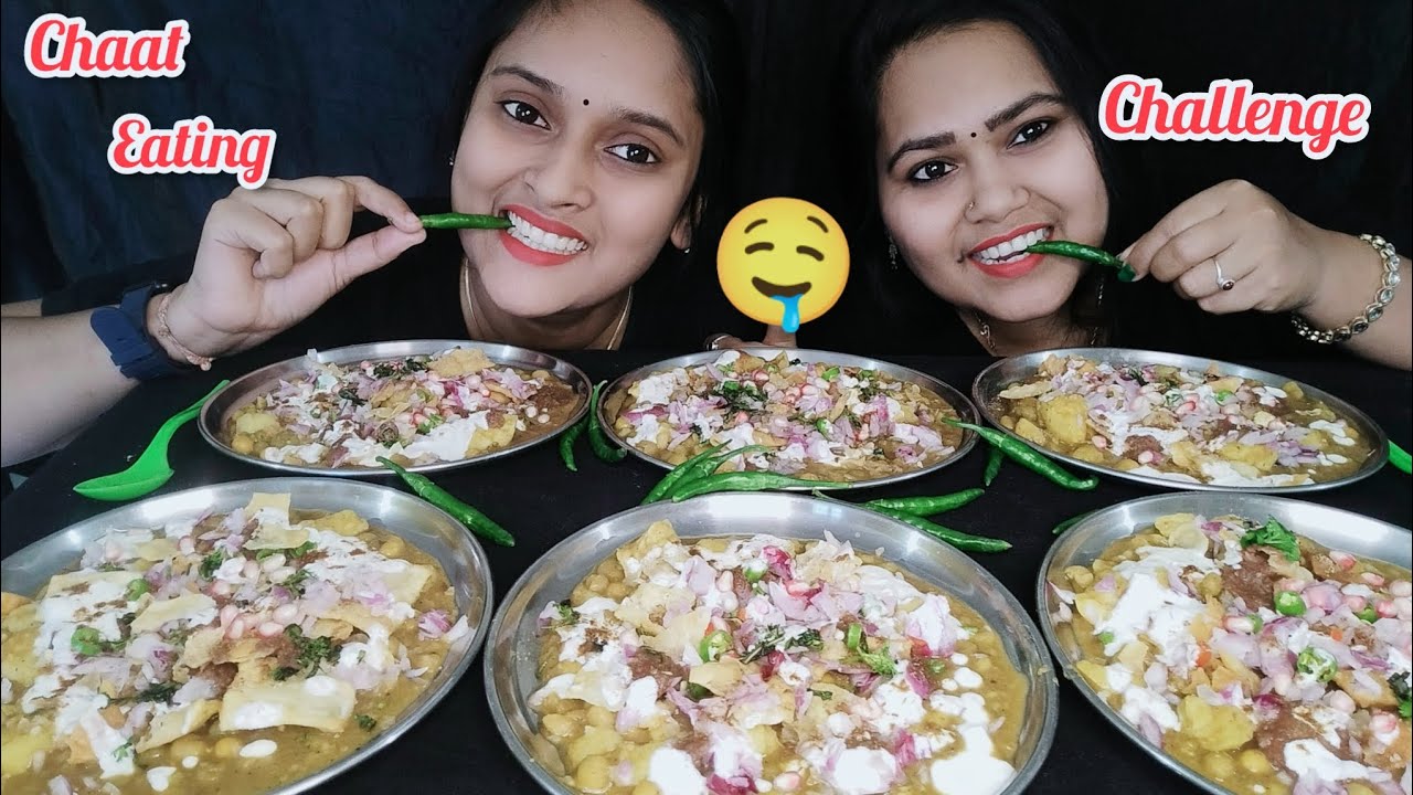 Chaat Eating Challenge - YouTube
