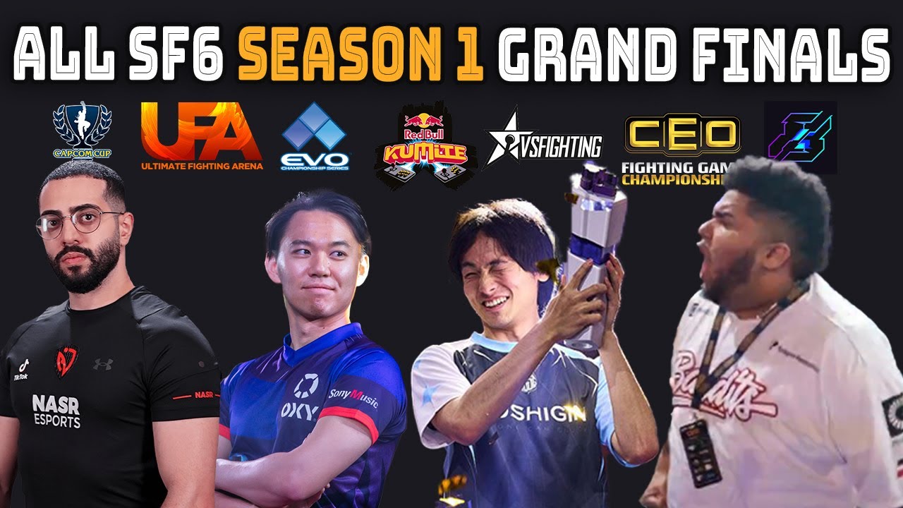All Street Fighter 6 Season 1 Major Grand Finals EVO CPT CEO REDBULL ...