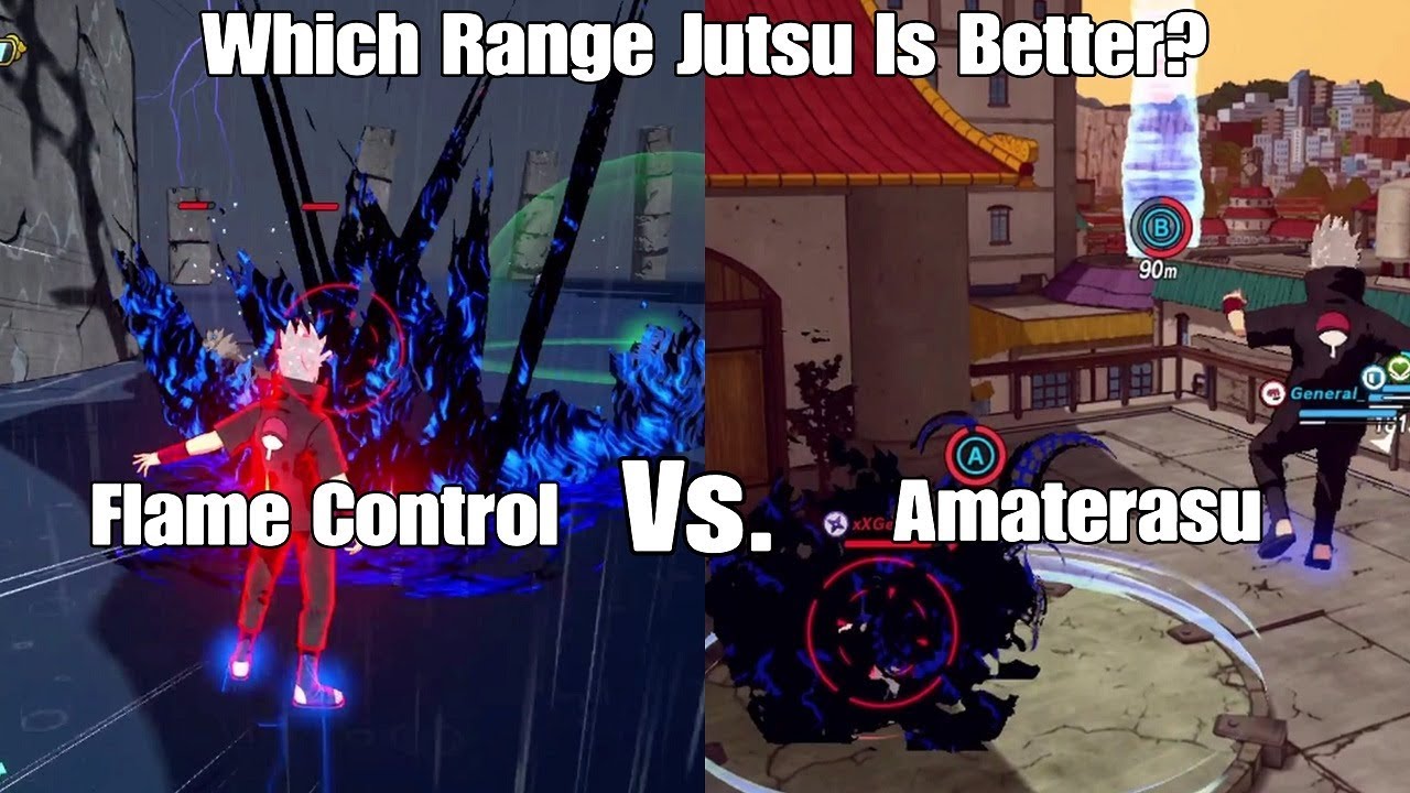 Naruto to Boruto Shinobi Striker Amaterasu An Flame Conrtol Jutsu ...