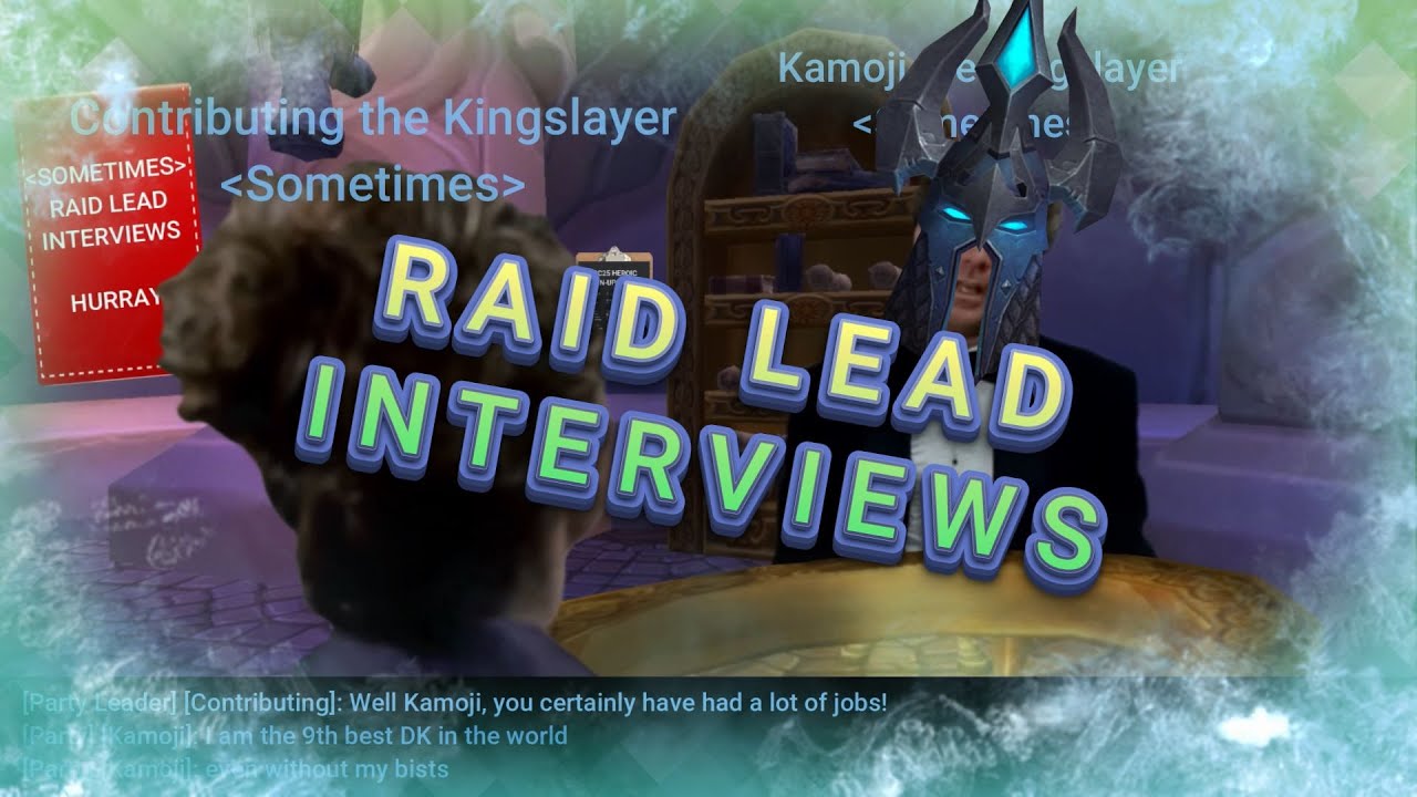 When you need a new raid leader for ICC 25 - YouTube