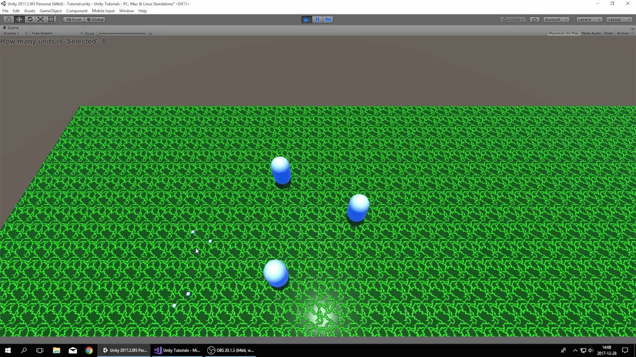 Unity - Created a simple RTS Controll (Not Finshed) - YouTube