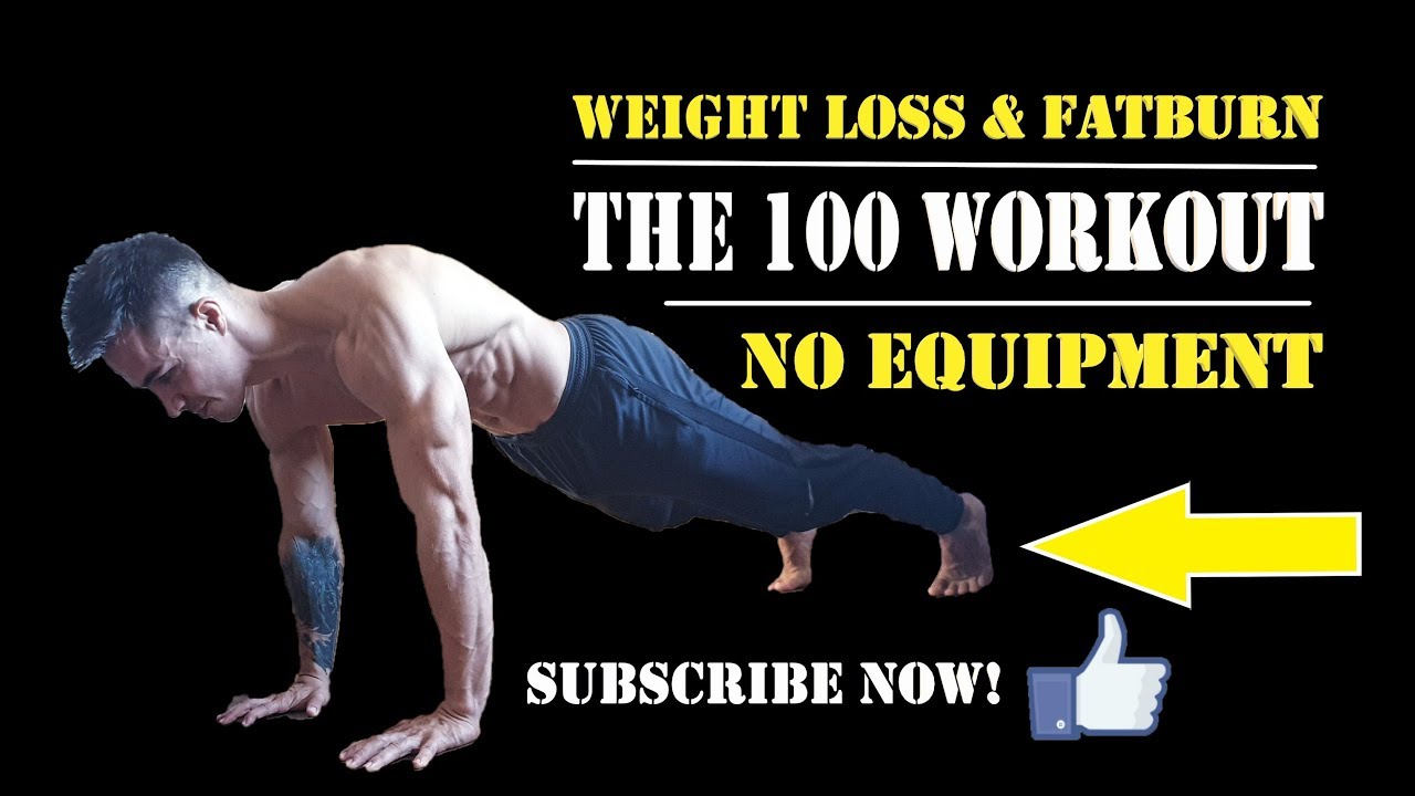 100 workout challenge | Fatburn & weight loss - YouTube