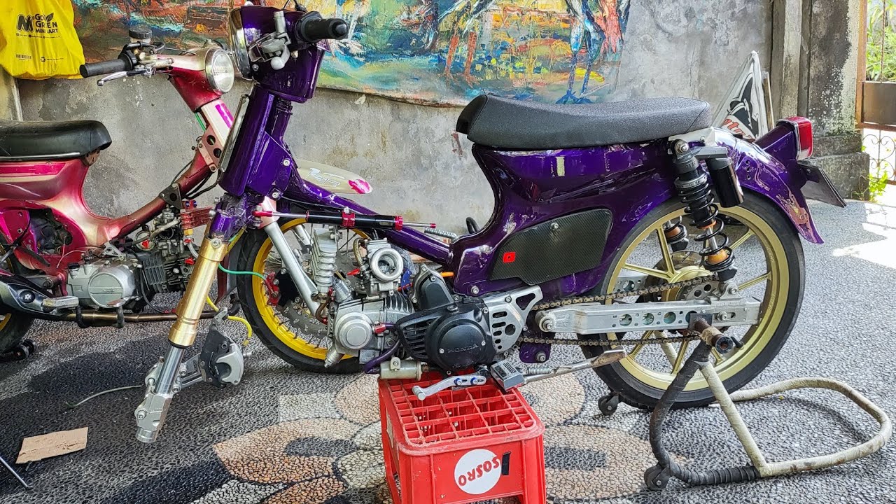 C70 Modifikasi simple | Honda Grand Modifikasi C70 | Honda Wave modif ...