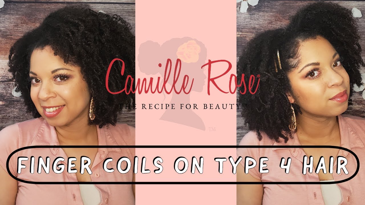 Wash Day with Camille Rose | Finger Coils on Type 4 Hair - YouTube