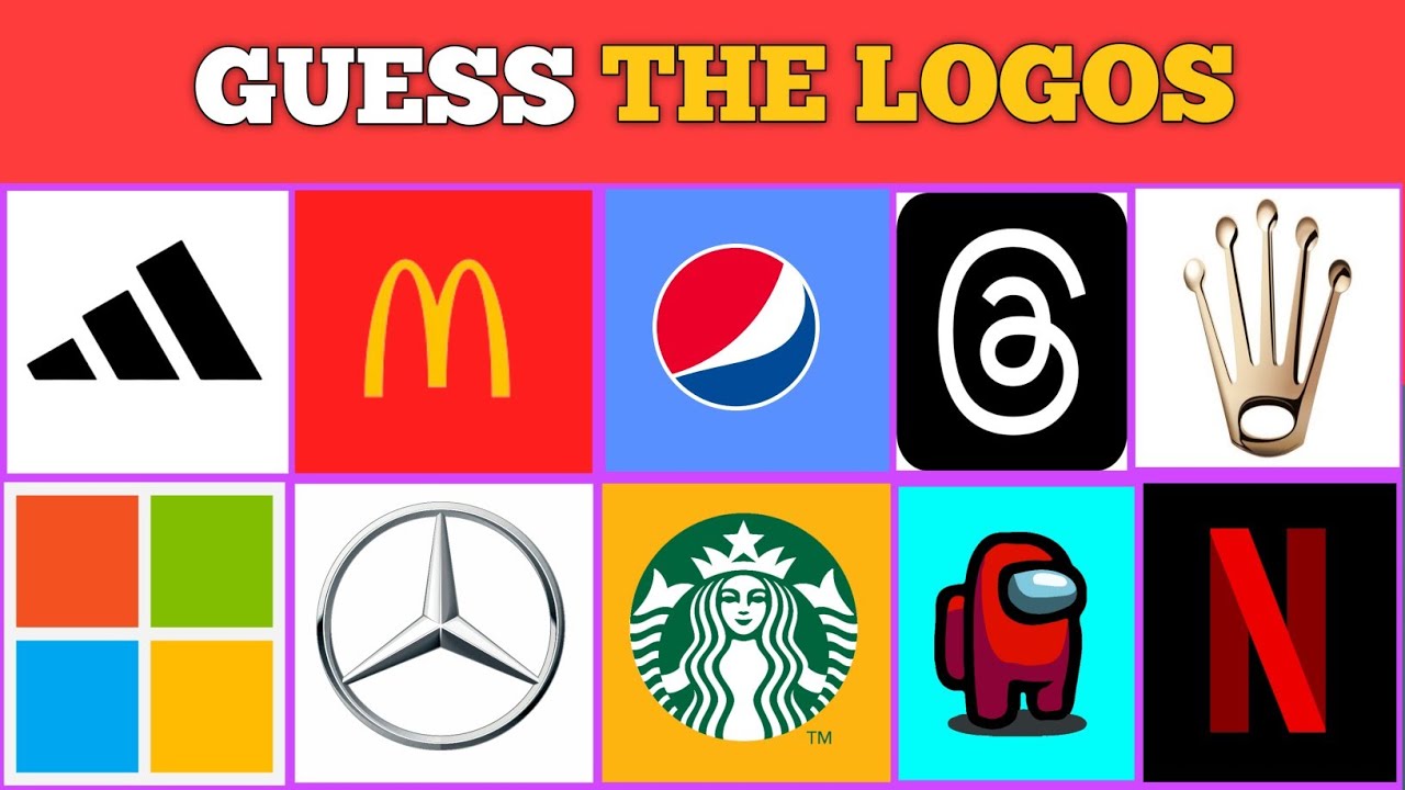 Logo Challenge: Can You Guess in 5 Seconds || guess the logo || Quiz ...