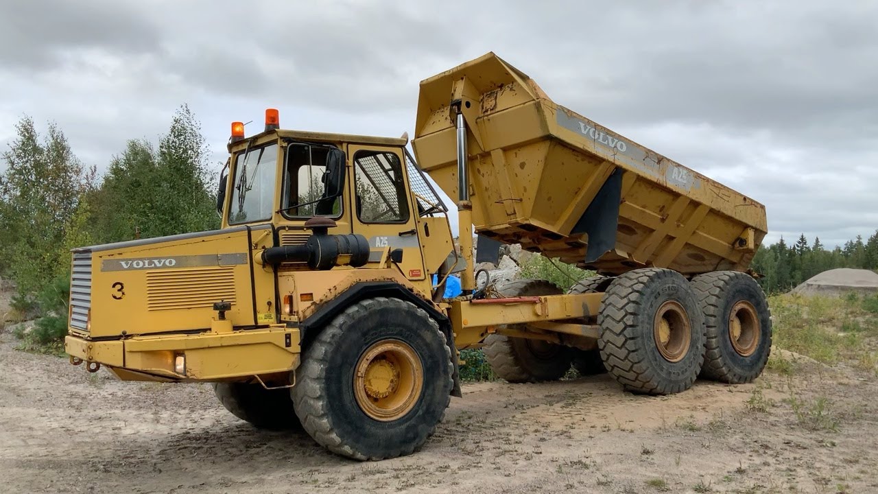 Köp Dumper Volvo BM A25 5350 på Klaravik - YouTube